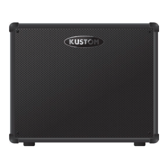KUSTOM PA110-S OWNER'S MANUAL Pdf Download | ManualsLib