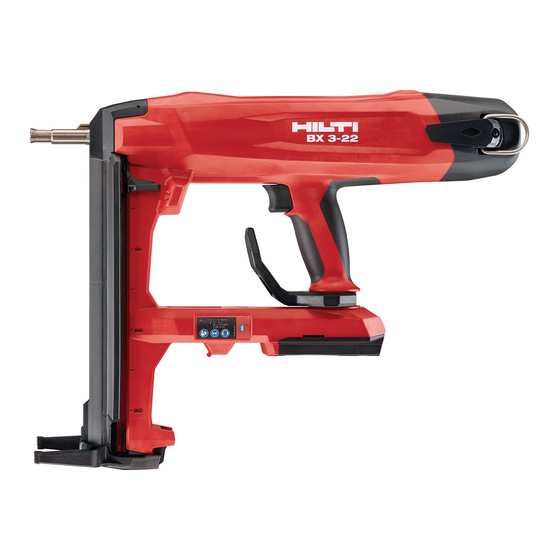 HILTI BX 3-22 OPERATING INSTRUCTIONS MANUAL Pdf Download | ManualsLib