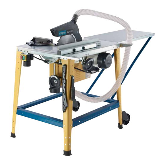 SCHEPPACH TKU 4000 MANUAL Pdf Download | ManualsLib