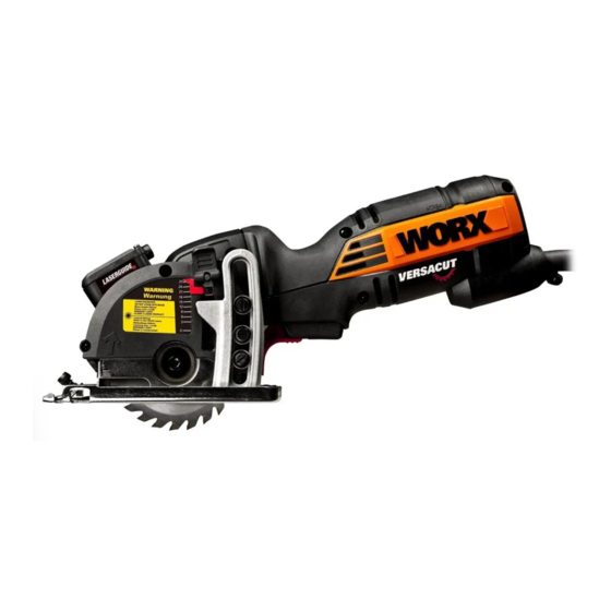 WORX VERSACUT WX420 MANUAL Pdf Download | ManualsLib