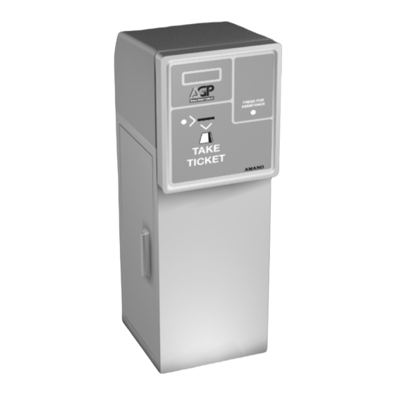 AMANO AGP-2000 SERIES INSTALLATION & OPERATION MANUAL Pdf Download ...