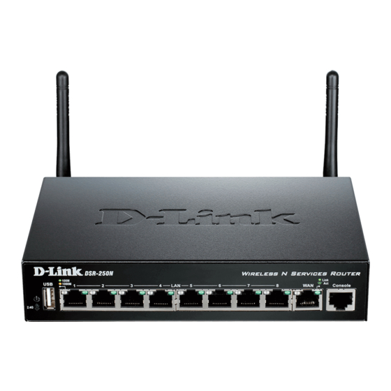 D-LINK DSR-250N USER MANUAL Pdf Download | ManualsLib