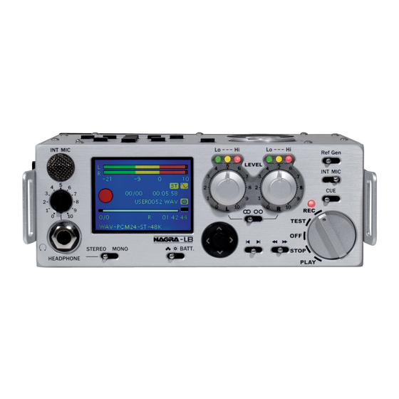 NAGRA LB BROCHURE & SPECS Pdf Download | ManualsLib