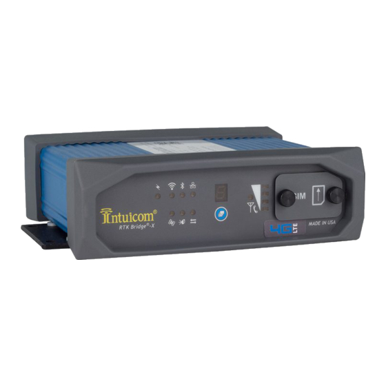 INTUICOM RTK BRIDGE USER MANUAL Pdf Download | ManualsLib
