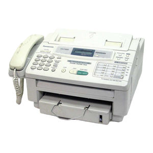 PANASONIC KX-F1050 OPERATING INSTRUCTIONS MANUAL Pdf Download | ManualsLib