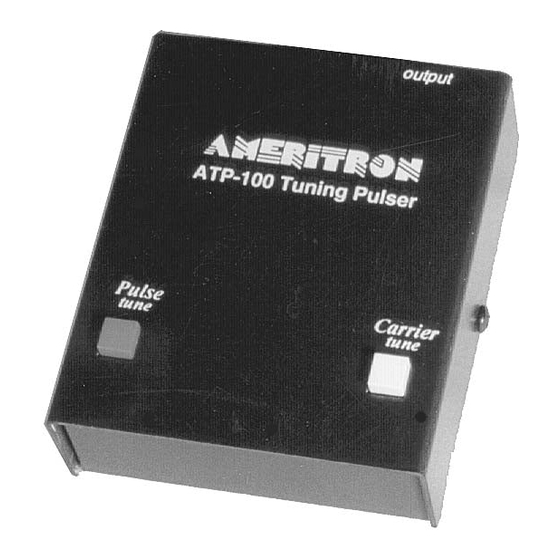 AMERITRON ATP-100 INSTRUCTION MANUAL Pdf Download | ManualsLib
