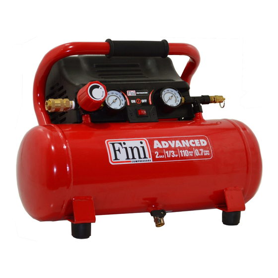 FINI ADVANDCED F2G2PAK OPERATOR'S MANUAL Pdf Download | ManualsLib