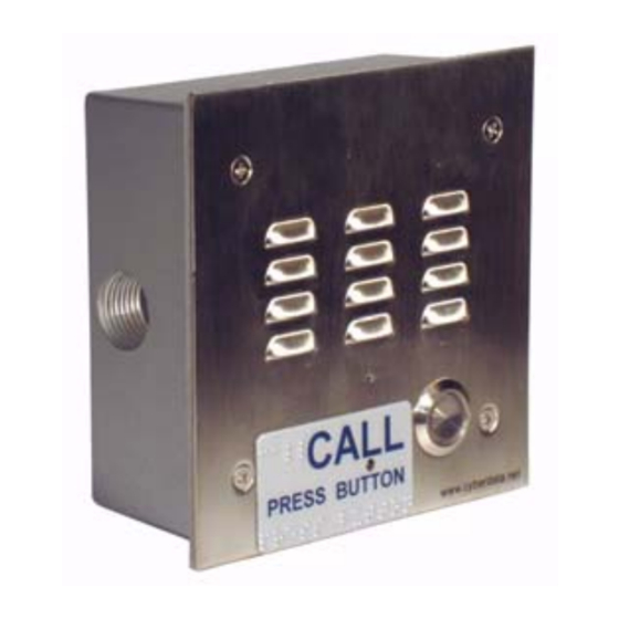 CYBERDATA 010935B OPERATION MANUAL Pdf Download | ManualsLib