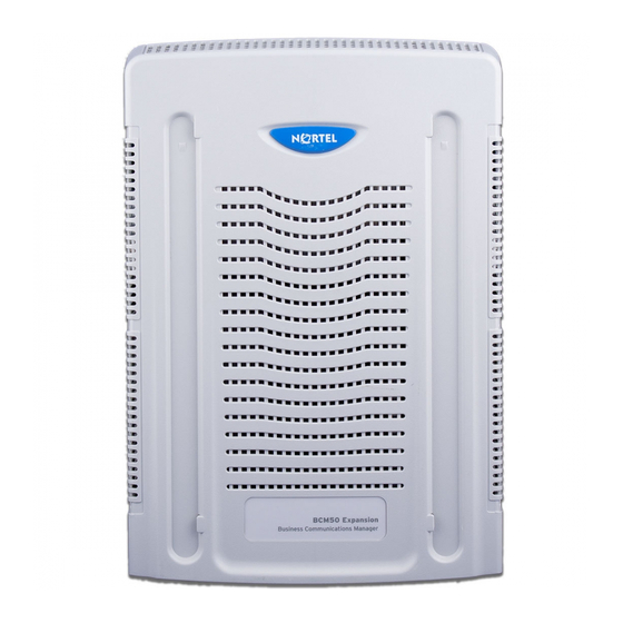 NORTEL BCM50 INSTALLATION AND CONFIGURATION MANUAL Pdf Download ...