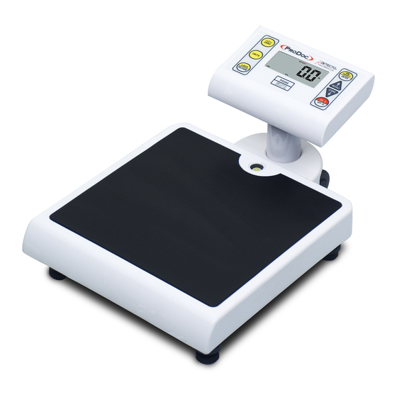 CARDINAL DETECTO PRODOC PD100 OWNER'S MANUAL Pdf Download | ManualsLib