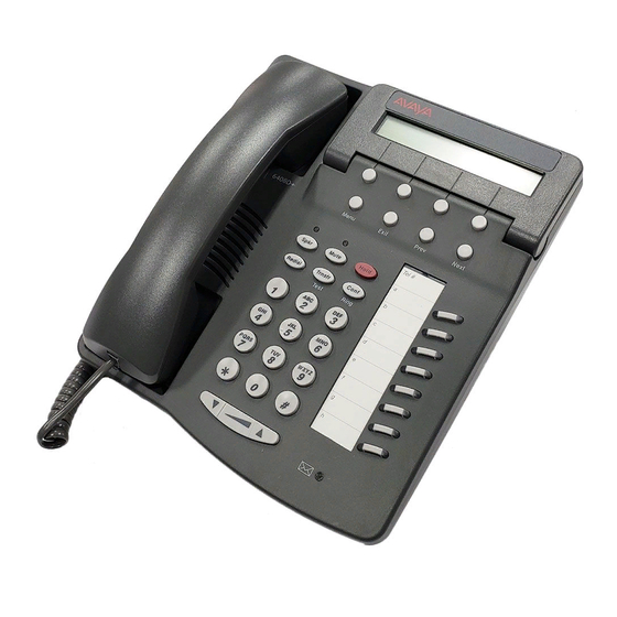AVAYA 6408D+ USER MANUAL Pdf Download | ManualsLib