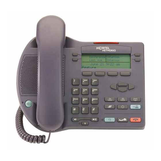 NORTEL IP PHONE 2002 USER MANUAL Pdf Download | ManualsLib