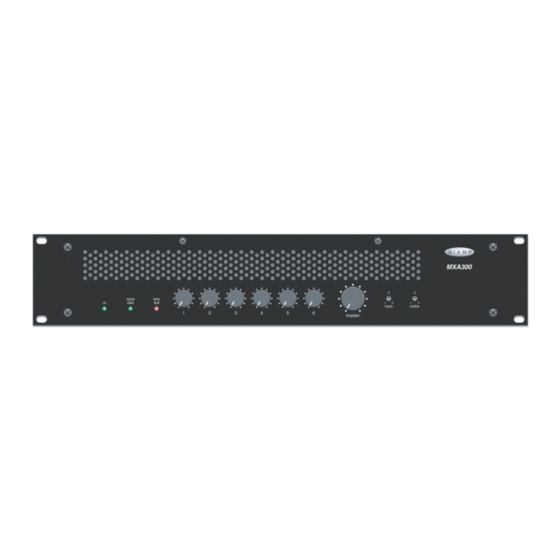 BIAMP MXA SERIES OPERATION MANUAL Pdf Download | ManualsLib