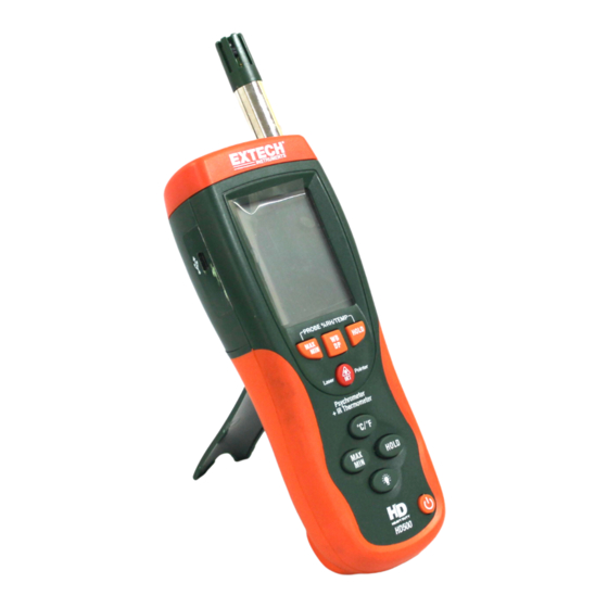 EXTECH INSTRUMENTS HD500 USER MANUAL Pdf Download | ManualsLib