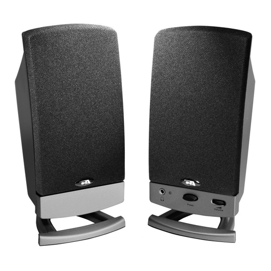 CYBER ACOUSTICS CA-2022R OWNER'S MANUAL Pdf Download | ManualsLib