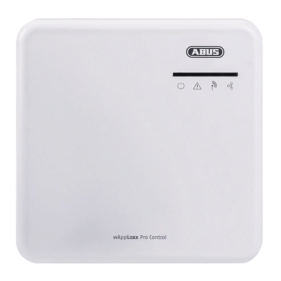 ABUS WAPPLOXX PRO CONTROL INSTALLATION AND OPERATING INSTRUCTIONS ...