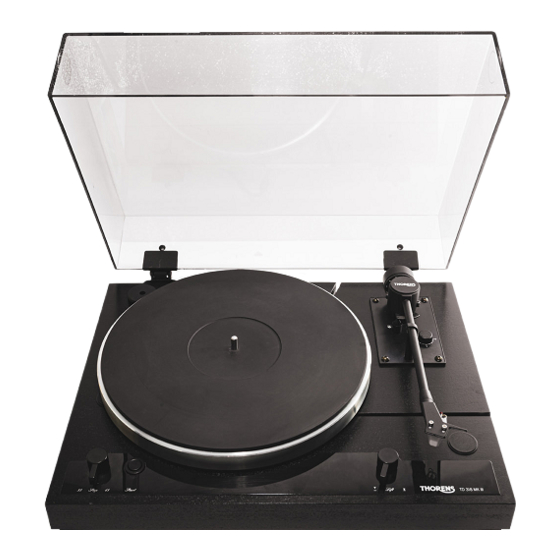 THORENS TD 318 MK III INSTRUCTION MANUAL Pdf Download | ManualsLib