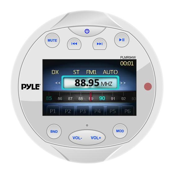 PYLE PLMR94W OWNER'S MANUAL Pdf Download | ManualsLib