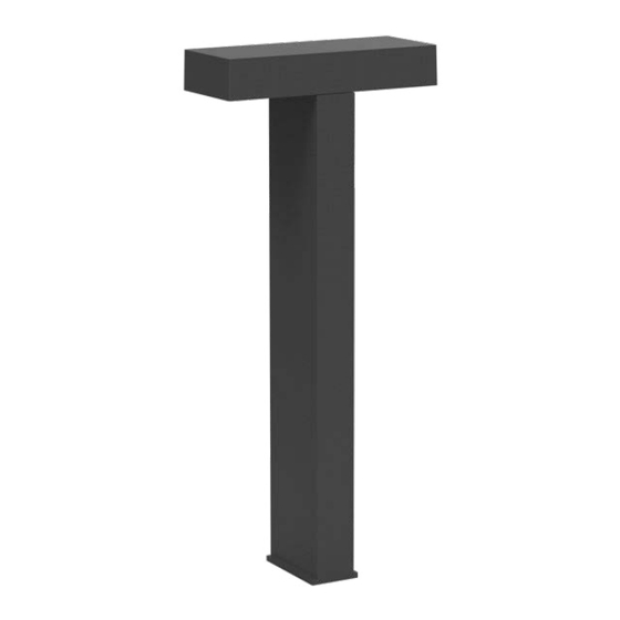 WE-EF BOLLARD PSY414 LED INSTALLATION AND MAINTENANCE INSTRUCTIONS ...