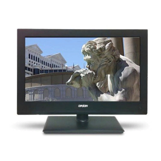 ORION 18.5" ECONOMIC LED DISPLAY MONITOR INSTALLATION AND USER MANUAL ...