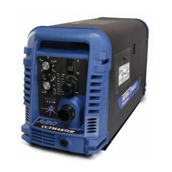 THERMAL DYNAMICS A80 CUTMASTER OPERATING MANUAL Pdf Download | ManualsLib