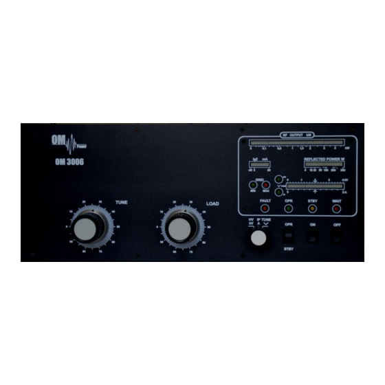 OM POWER OM3006 INSTRUCTION MANUAL Pdf Download | ManualsLib