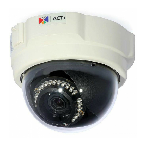 ACTI TCM-3511 HARDWARE USER MANUAL Pdf Download | ManualsLib