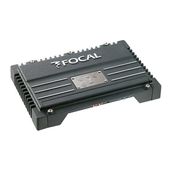 FOCAL SOLID USER MANUAL Pdf Download | ManualsLib