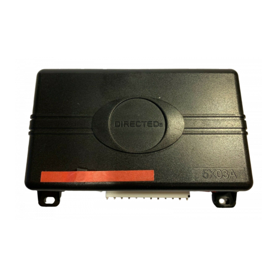 DIRECTED ELECTRONICS 4103, 4-BUTTON SERIES INSTALLATION MANUAL Pdf ...