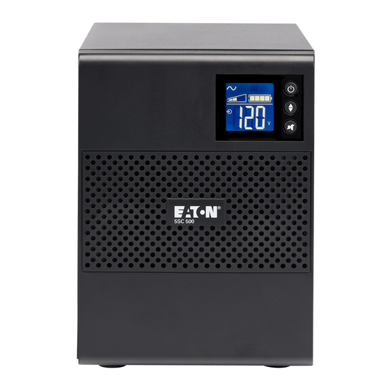 EATON 5SC 500I INSTALLATION AND USER MANUAL Pdf Download | ManualsLib