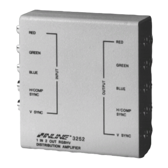 INLINE IN3252 OPERATION MANUAL Pdf Download | ManualsLib