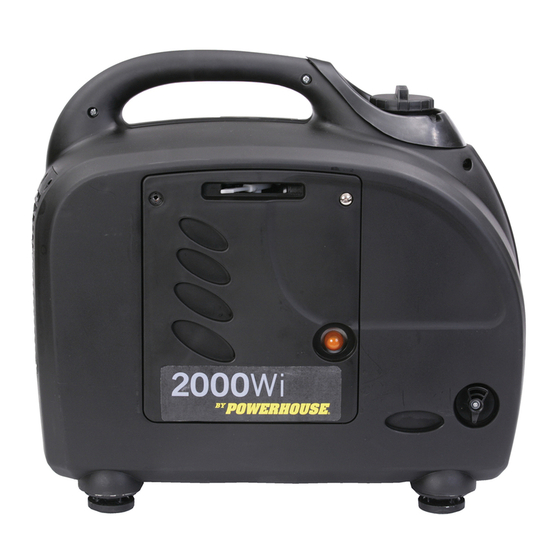 POWERHOUSE 2000WI DIGITAL INVERTER GENERATOR OWNER'S MANUAL Pdf ...