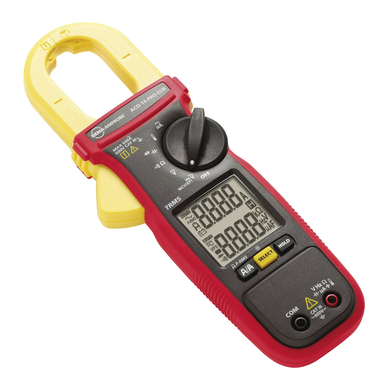 AMPROBE ACD-14-PRO USER MANUAL Pdf Download | ManualsLib