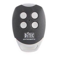 DITEC GOL4-C PROGRAMMING MANUAL Pdf Download | ManualsLib