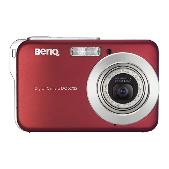 BENQ DC X725 USER MANUAL Pdf Download | ManualsLib