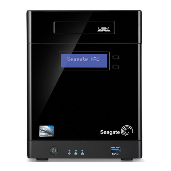 SEAGATE BUSINESS STORAGE WINDOWS SERVER 4-BAY NAS ADMINISTRATION MANUAL ...