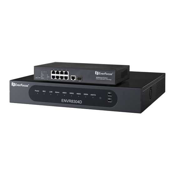 EVERFOCUS ENVR8304D-8CH USER MANUAL Pdf Download | ManualsLib