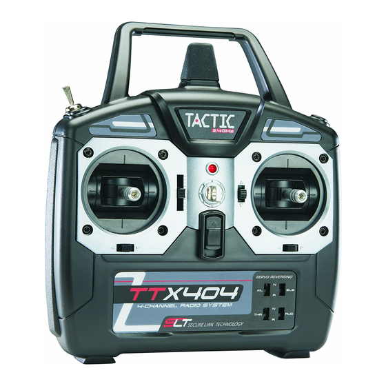 TACTIC TTX404 INSTRUCTION MANUAL Pdf Download | ManualsLib