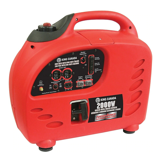 KING CANADA KCG-2000I INSTRUCTION MANUAL Pdf Download | ManualsLib