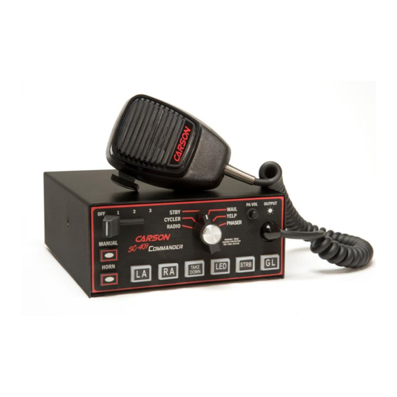 CARSON SC-409-10 INSTALLATION AND OPERATING INSTRUCTIONS MANUAL Pdf ...