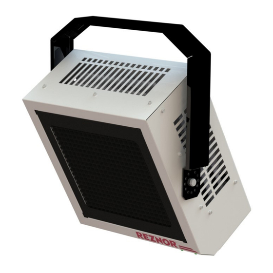 Reznor Model EUHC Compact Electric Unit Heater Manual | ManualsLib