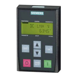 Siemens Sinamics Bop 2 Control Panel Operating Instructions Manual