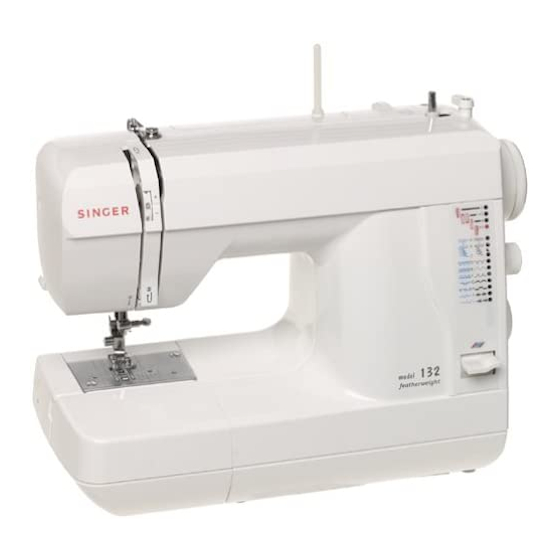 SINGER 132 FEATHERWEIGHT INSTRUCTION MANUAL Pdf Download | ManualsLib