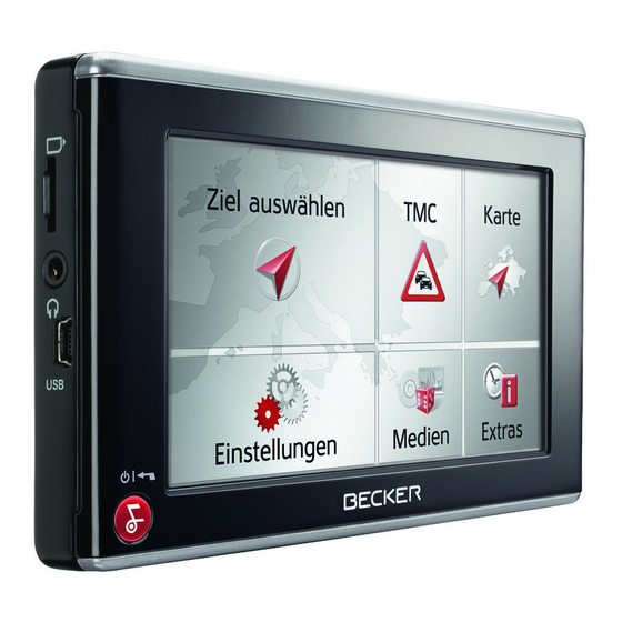 BECKER TRAFFIC ASSIST Z 201 OPERATING INSTRUCTIONS MANUAL Pdf Download ...