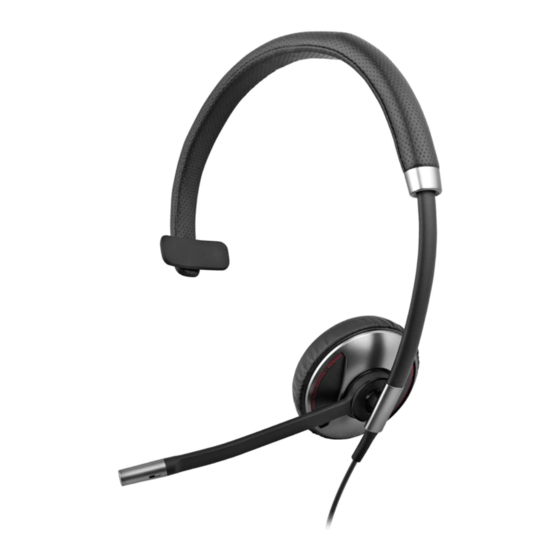 PLANTRONICS BLACKWIRE C710 USER MANUAL Pdf Download | ManualsLib