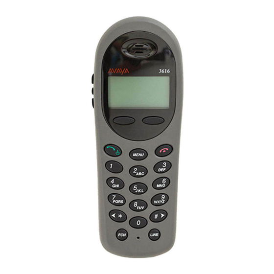 AVAYA 3620 QUICK REFERENCE MANUAL Pdf Download | ManualsLib