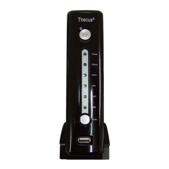 THECUS N1200 USER MANUAL Pdf Download | ManualsLib