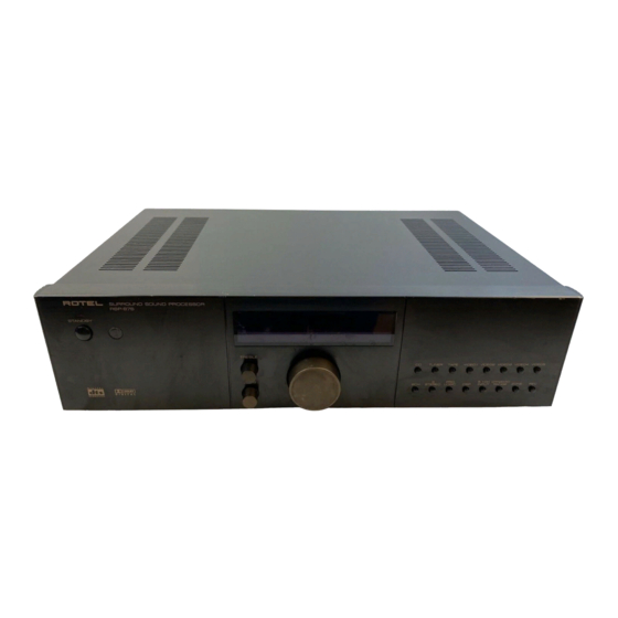 ROTEL RSP 976 OWNER S MANUAL Pdf Download ManualsLib ROTEL RSP 976 OWNER S MANUAL Pdf Download ManualsLib