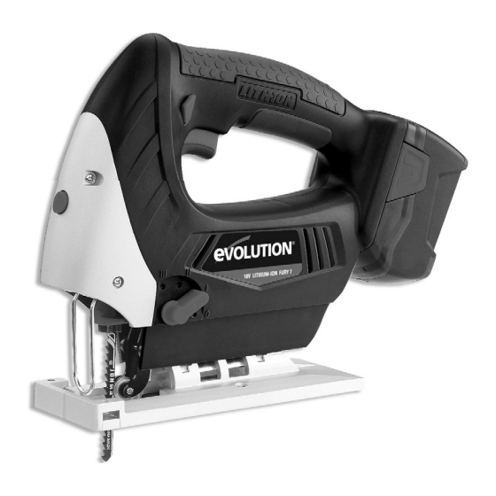 EVOLUTION BATTERY JIGSAW ORIGINAL INSTRUCTIONS MANUAL Pdf Download ...