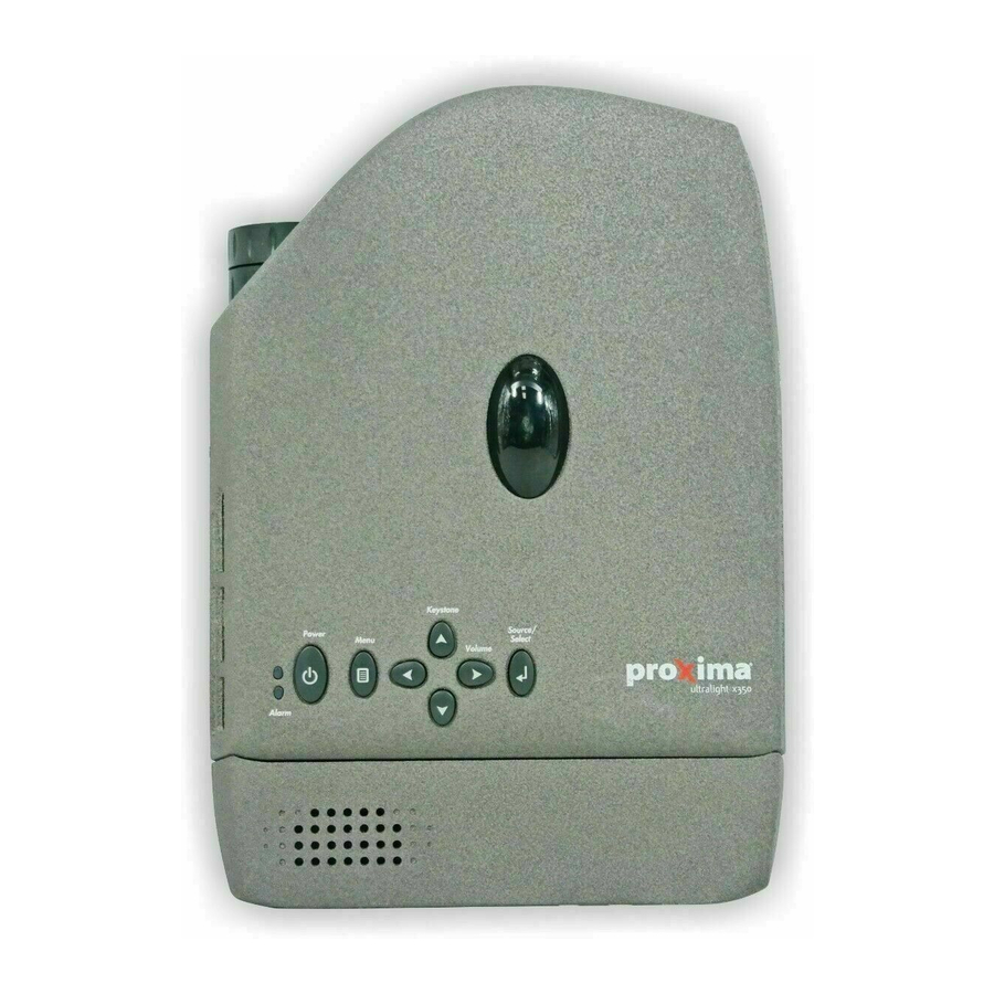 PROXIMA ULTRALIGHT X350 USER MANUAL Pdf Download | ManualsLib